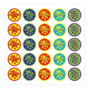 Learn Foreign Language Skills Spanish Star Praise Variety sticker