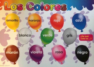 Learn Foreign Language Skills Los Colores poster