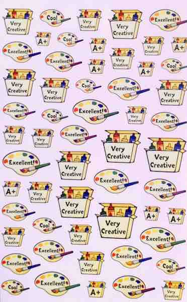 Learn Foreign Language Skills Very creative reward sticker