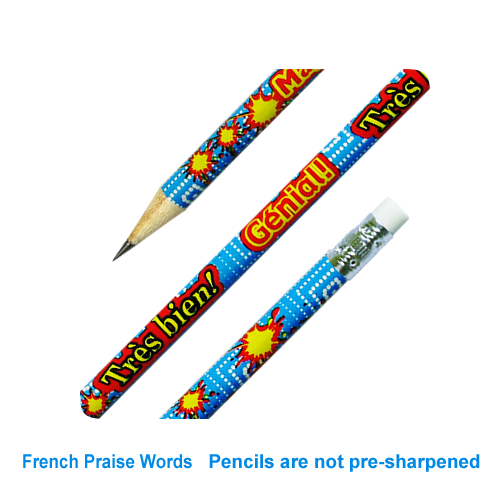 Learn Foreign Language Skills Génial - Reward pencil French Great