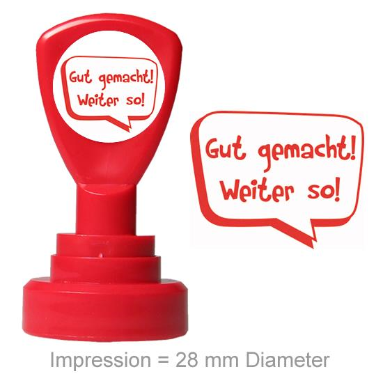 Learn Foreign Language Skills German Stamper Gut germacht! Weiter so!