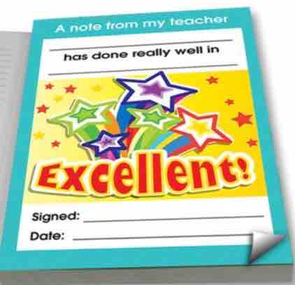 Learn Foreign Language Skills Excellent praise notepad