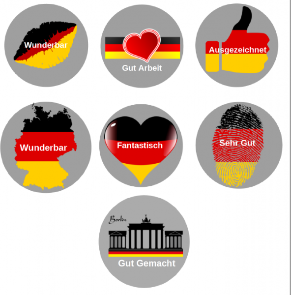 Learn Foreign Language Skills German bumper sticker