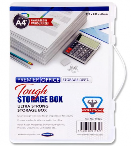 Learn Foreign Language Skills A4+ Tough Storage Box - Extra Deep